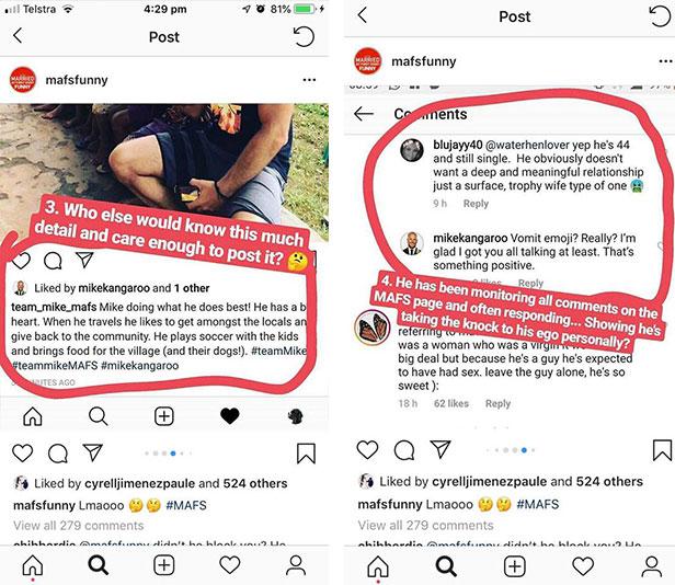 Is MAFS' Mike Gunner running his own fan page? The signs are compelling!