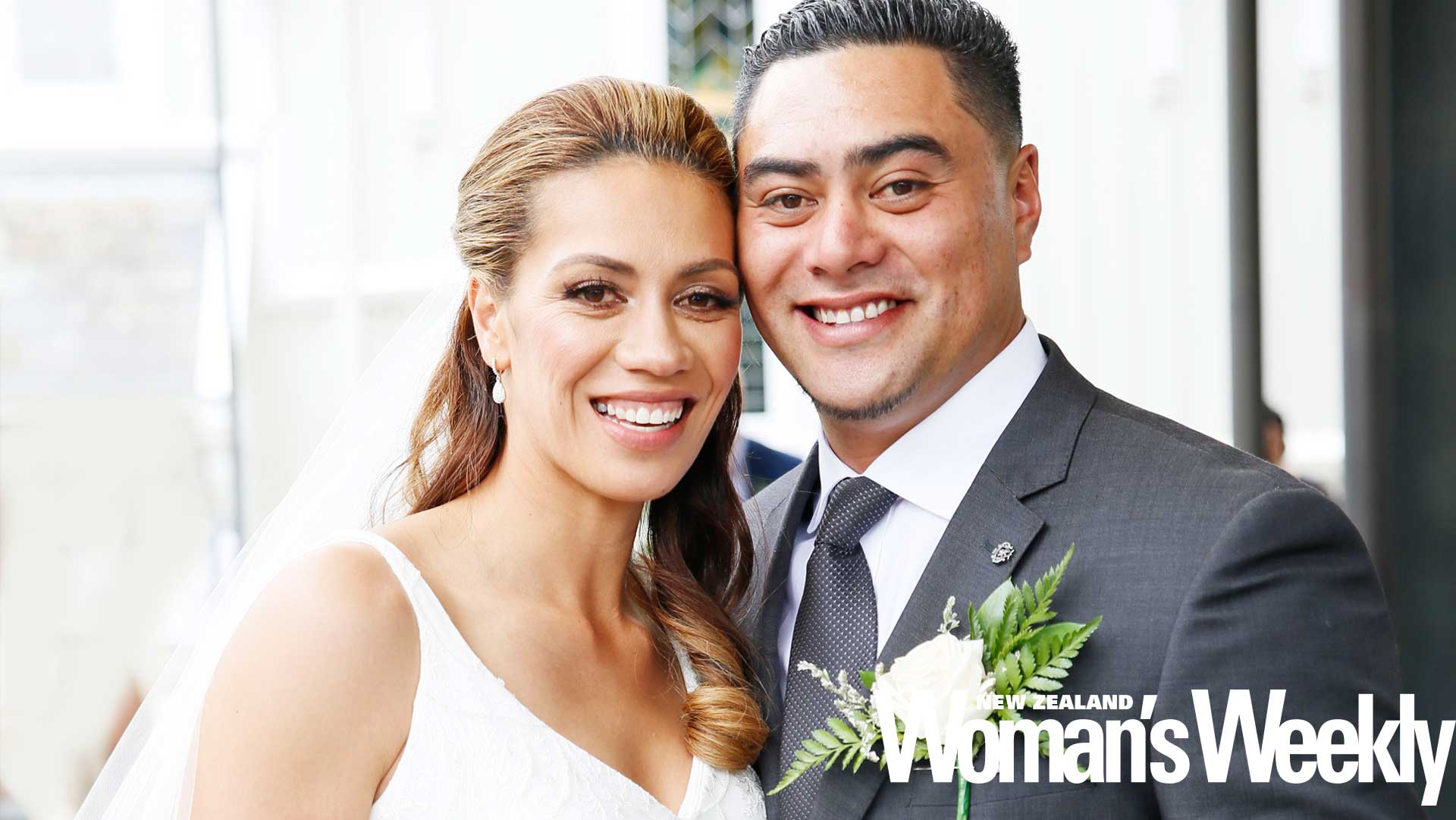 Silver Fern Grace Rasmussen's fairytale wedding