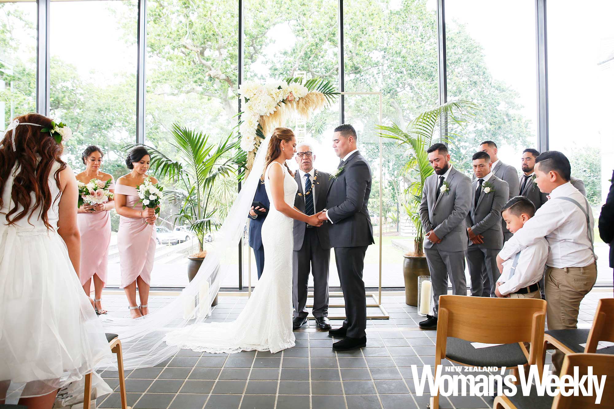 Silver Fern Grace Rasmussen's fairytale wedding