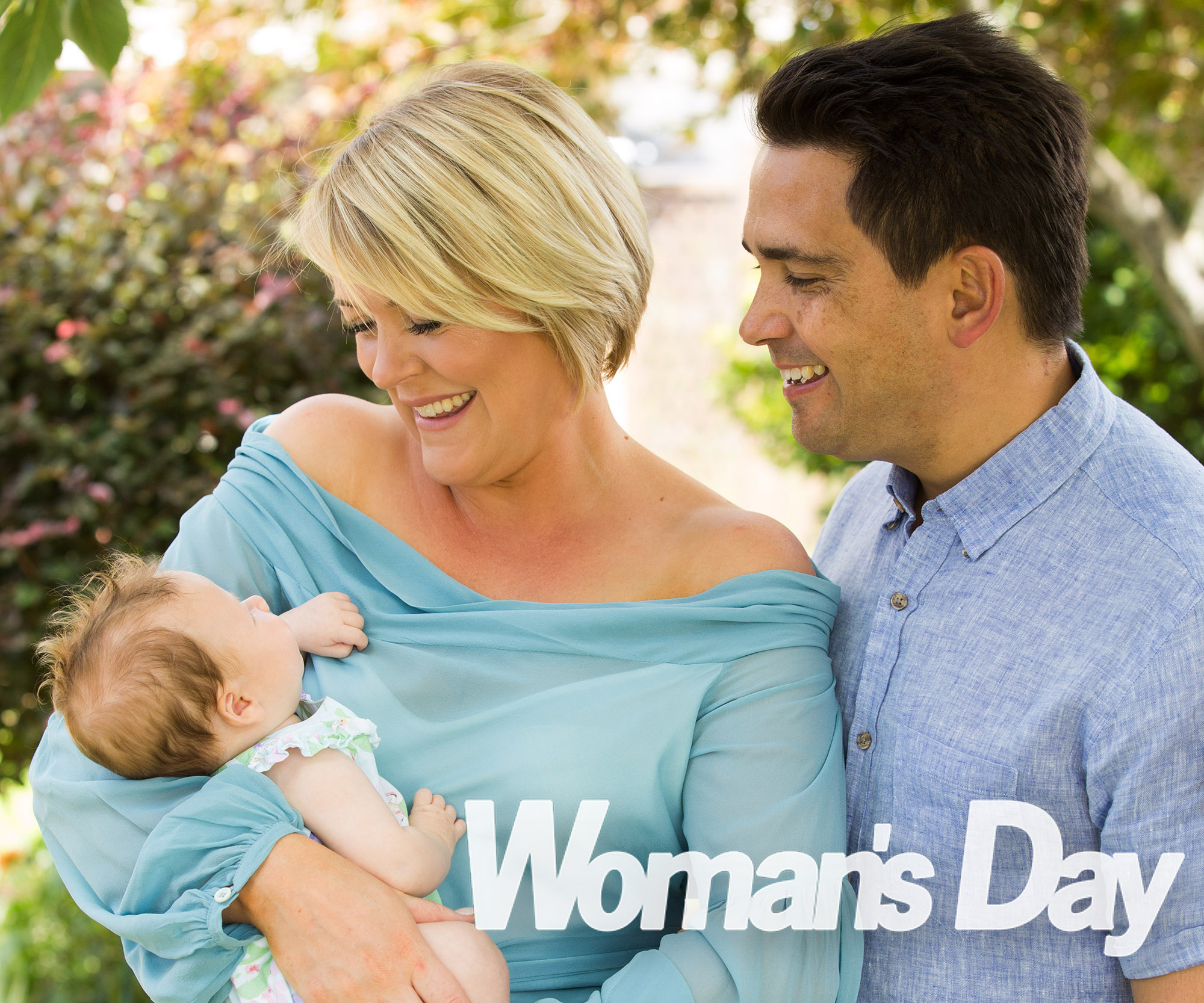 National party leader Simon Bridges introduces his newborn daughter