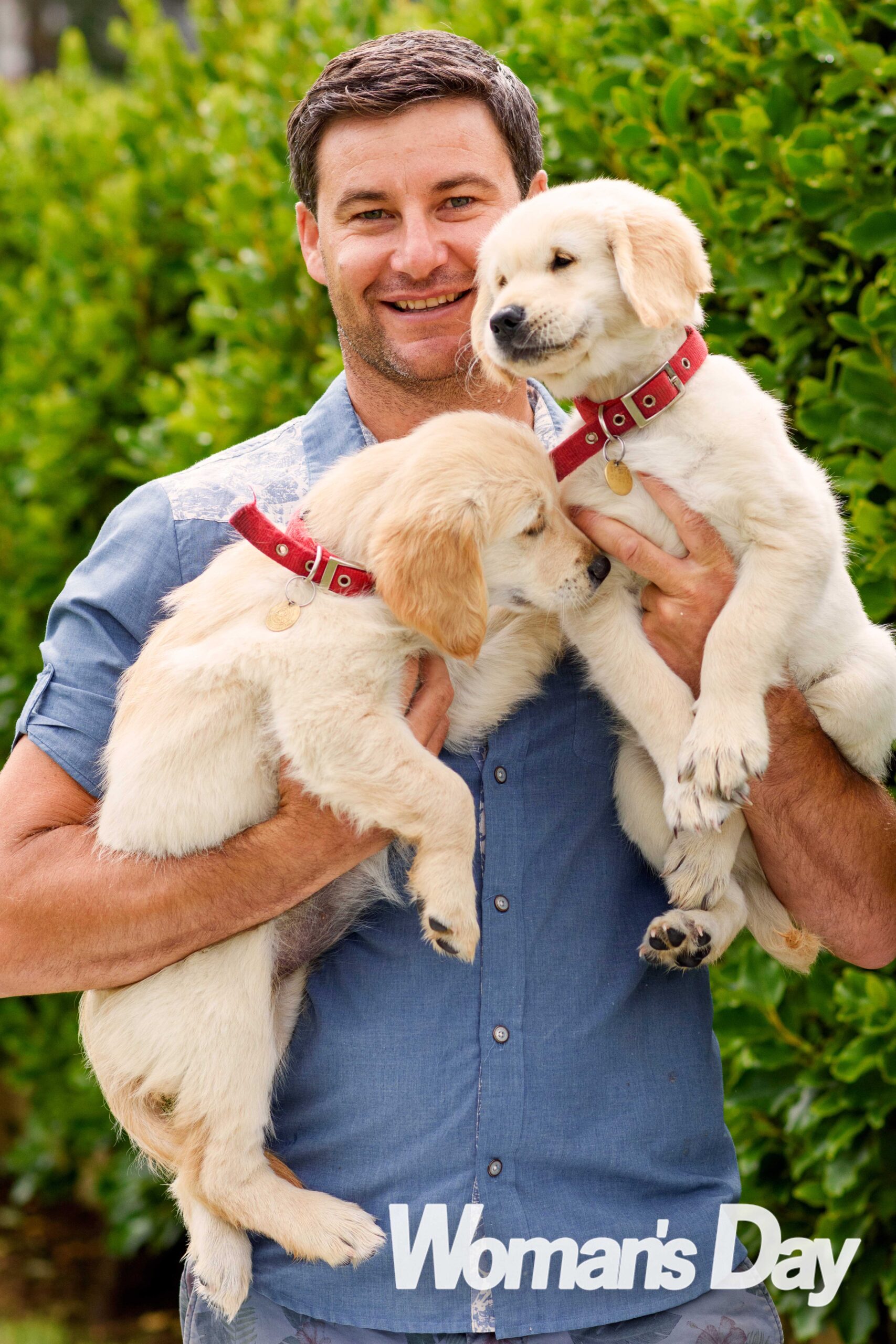 Clarke Gayford at the moment the news of Jacinda Ardern's pregnancy broke