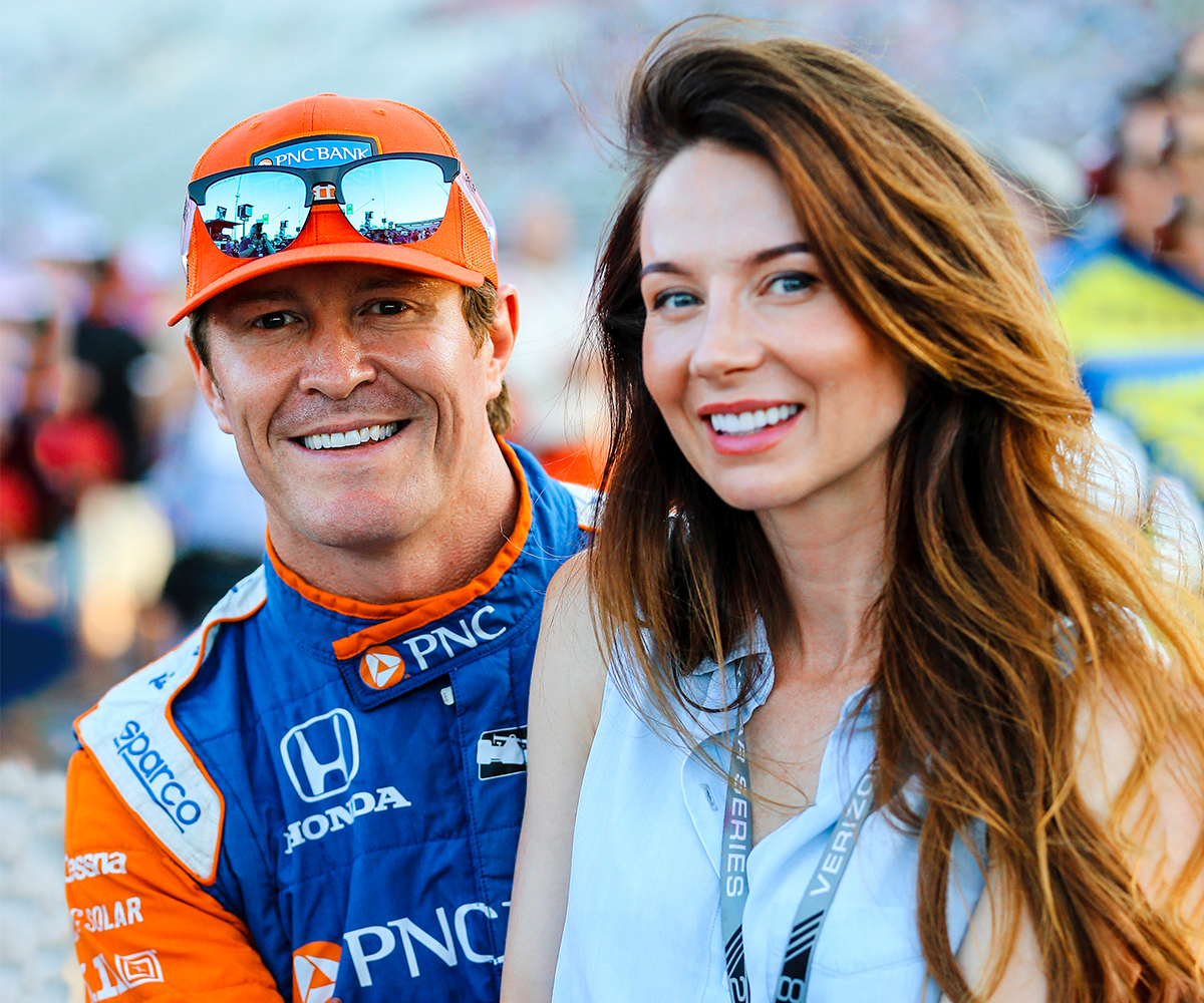 Why Scott Dixon's wife supports his motor racing despite the risks