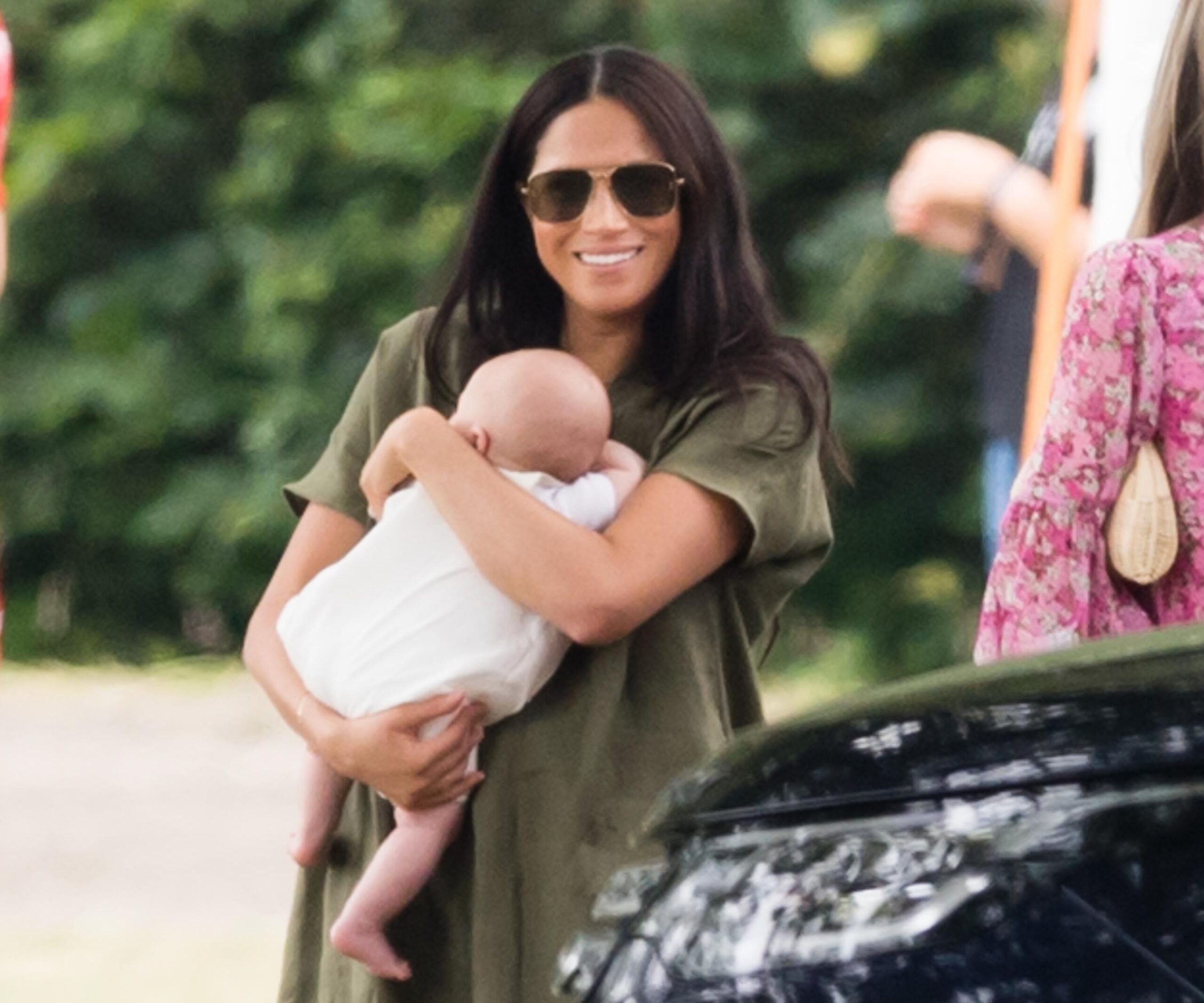 Duchess Meghan brings Archie along to the polo for his first public ...