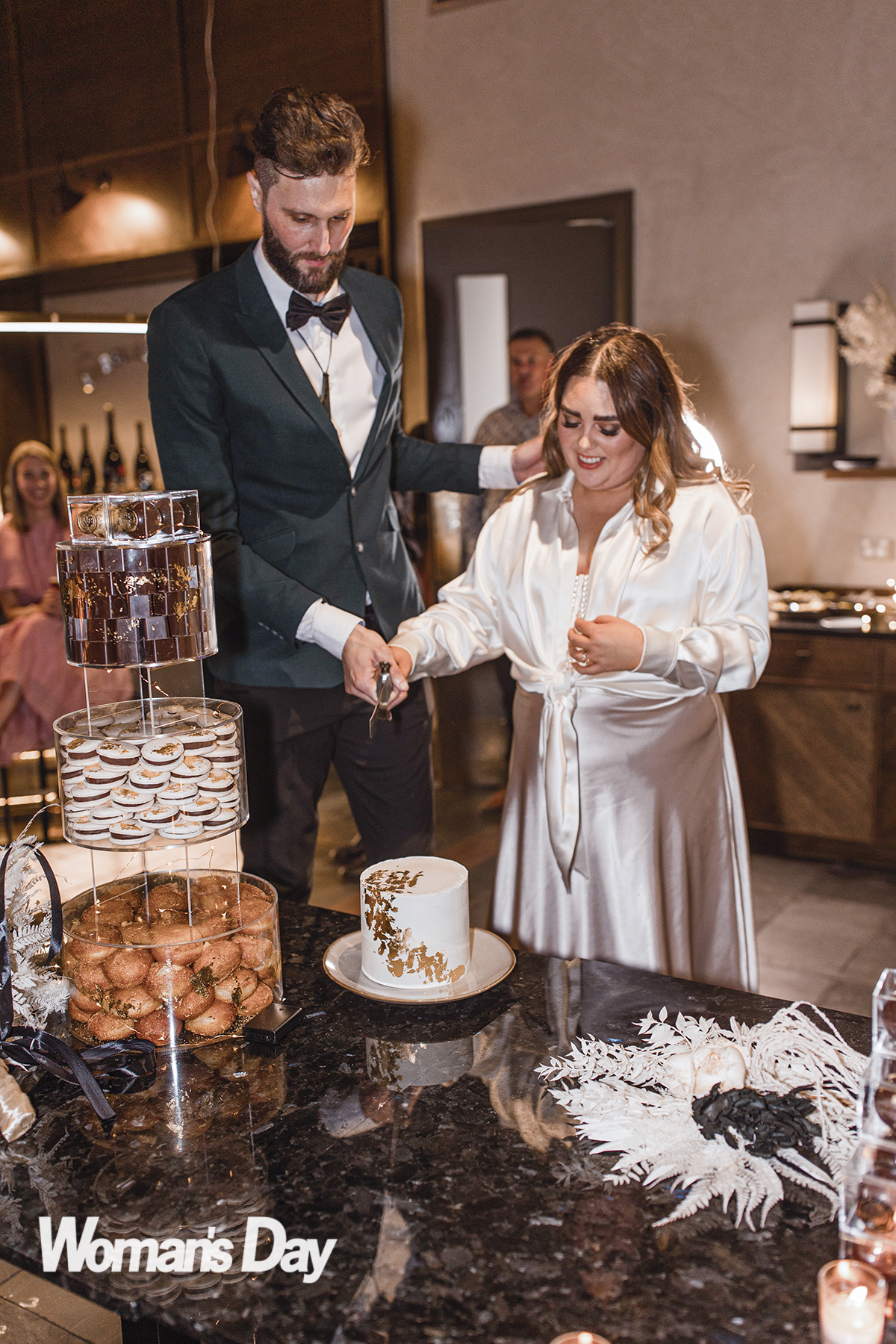 Tall Blacks star Alex Pledger's emotional winter wedding