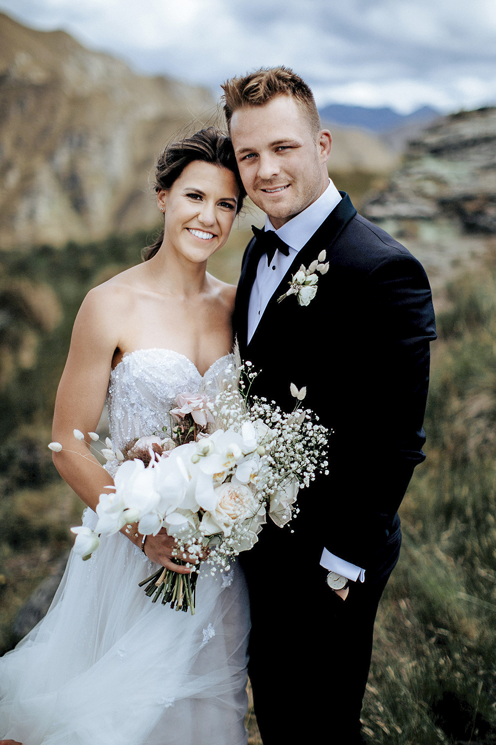 All Blacks captain Sam Cane and wife Harriet's baby joy