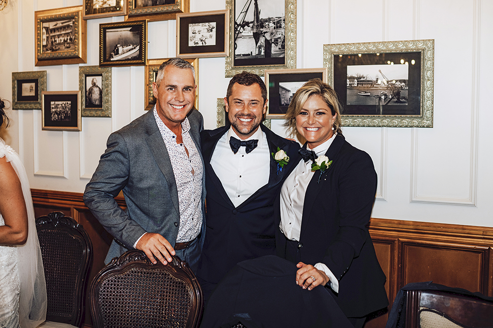 Sam and Sarah Wallace's wedding joy