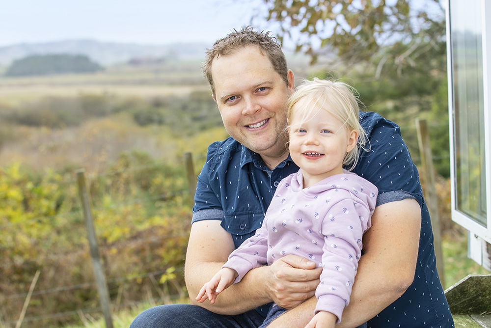 Widowed dad's sweet reminder