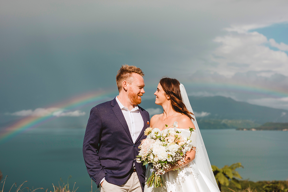 LAB lead singer Joel Shadbolt's wet & wild wedding