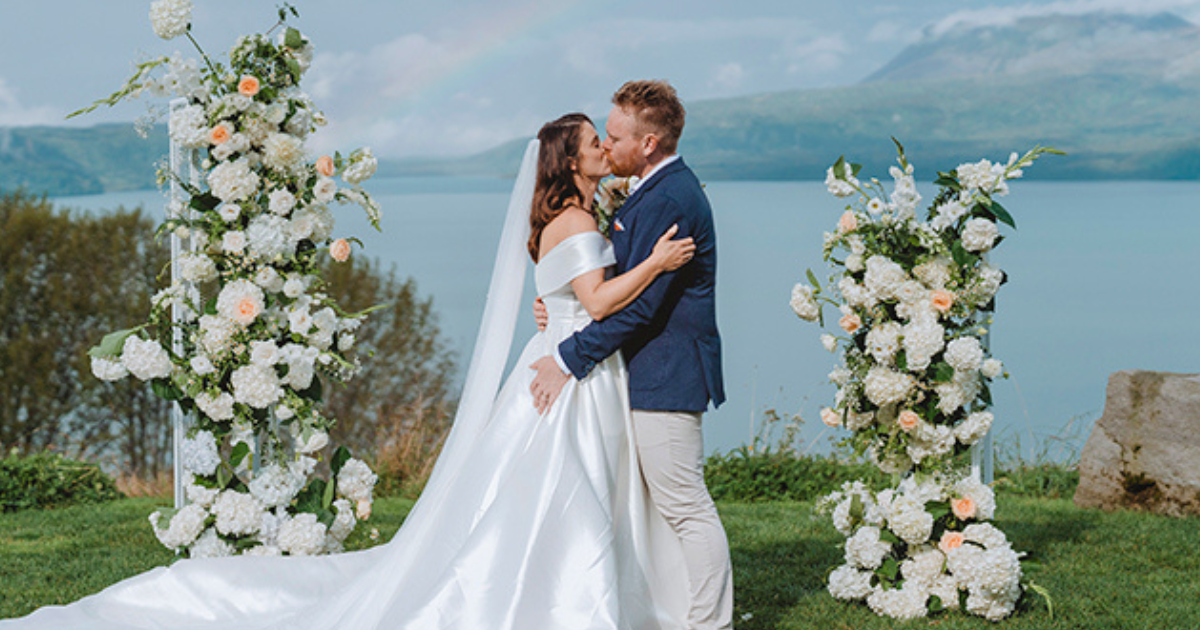 LAB lead singer Joel Shadbolt's wet & wild wedding