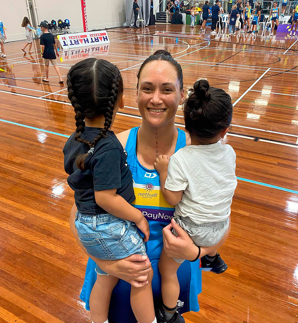 Silver Fern legend Cat Tuivaiti is balancing netball and family