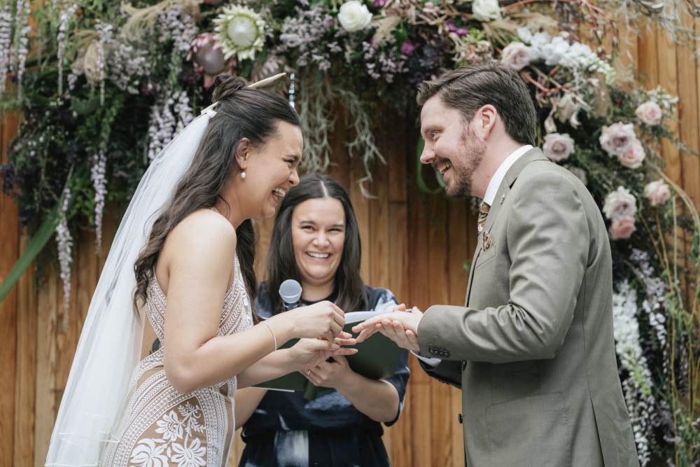 Acting super-couple Acushla-Tara Kupe and Paul Waggott's dream wedding