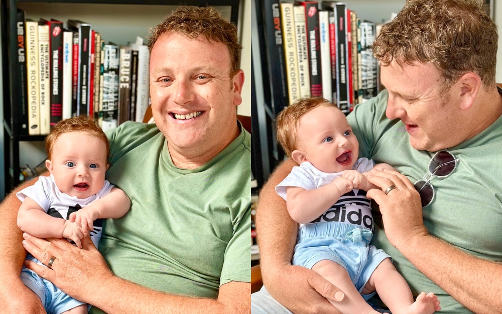 Radio star Tim shares his baby story
