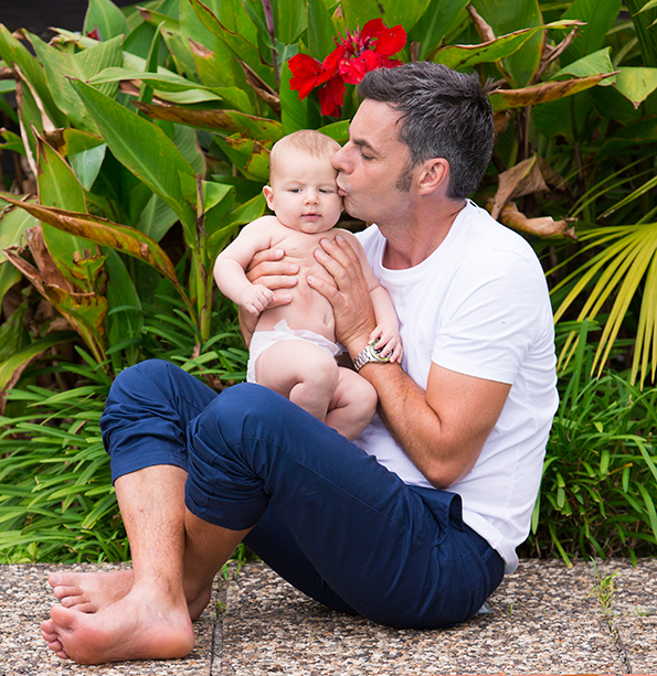 Broadcaster Marcus Lush on fatherhood