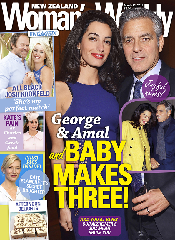 Amal & George Clooney plus a baby makes three! | Now to Love - New Zealand