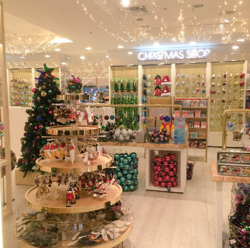 UK department store opens Christmas shop - in August